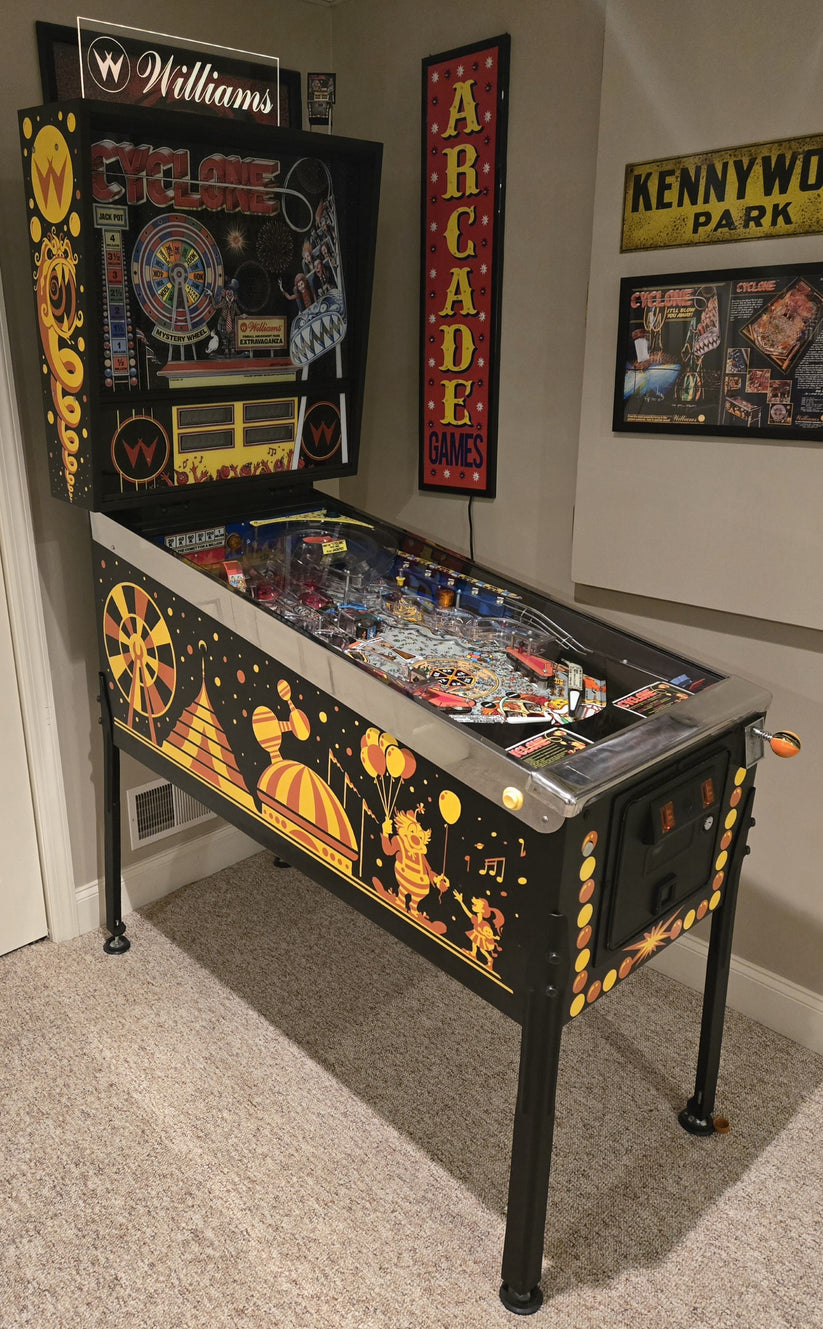 🔥 Cyclone Pinball Machine Total Restoration Refurbish Williams 1988 ...
